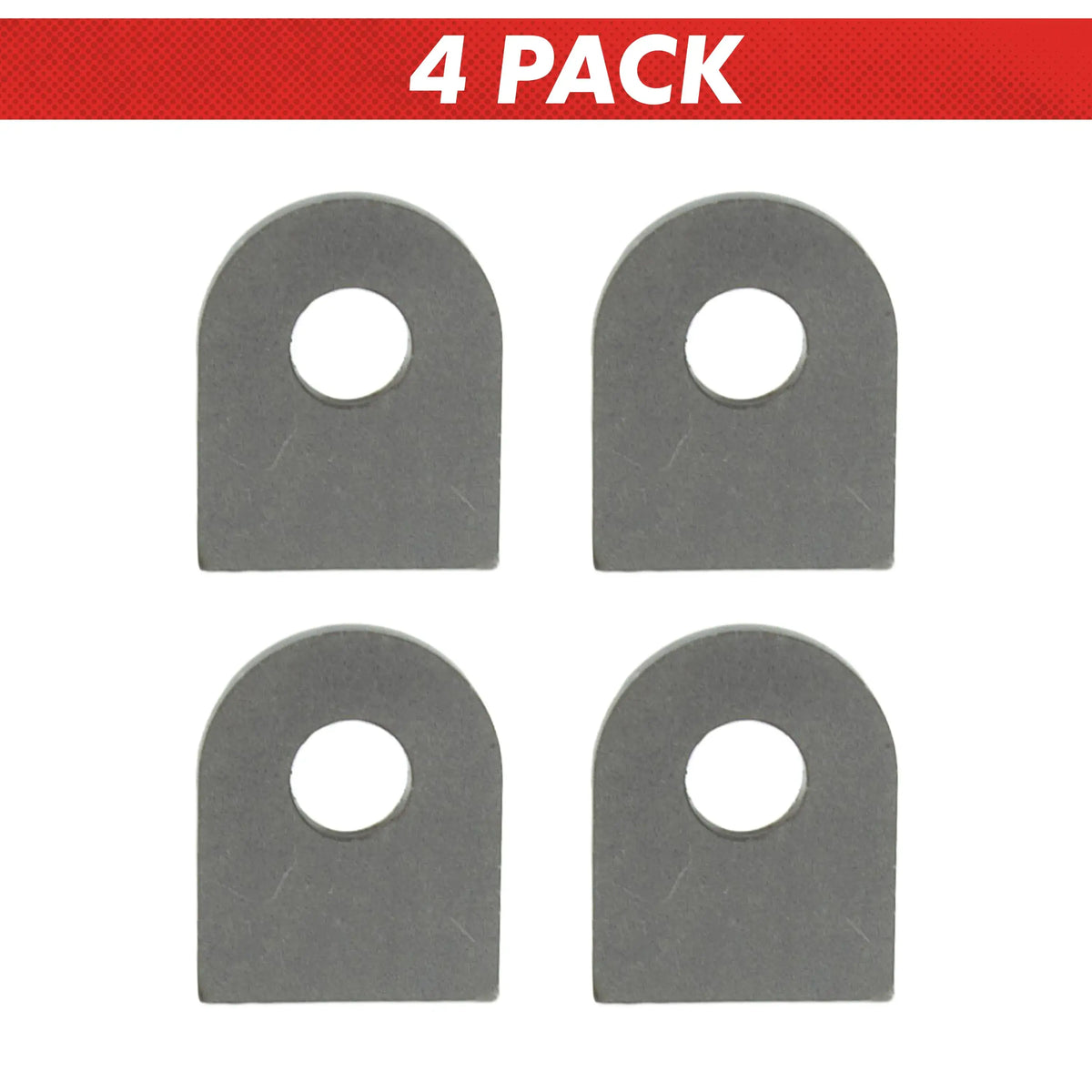 Brake Line Tabs - 4 Pack 3/8" Hole Steel Mounting Tabs | RuffStuff Specialties