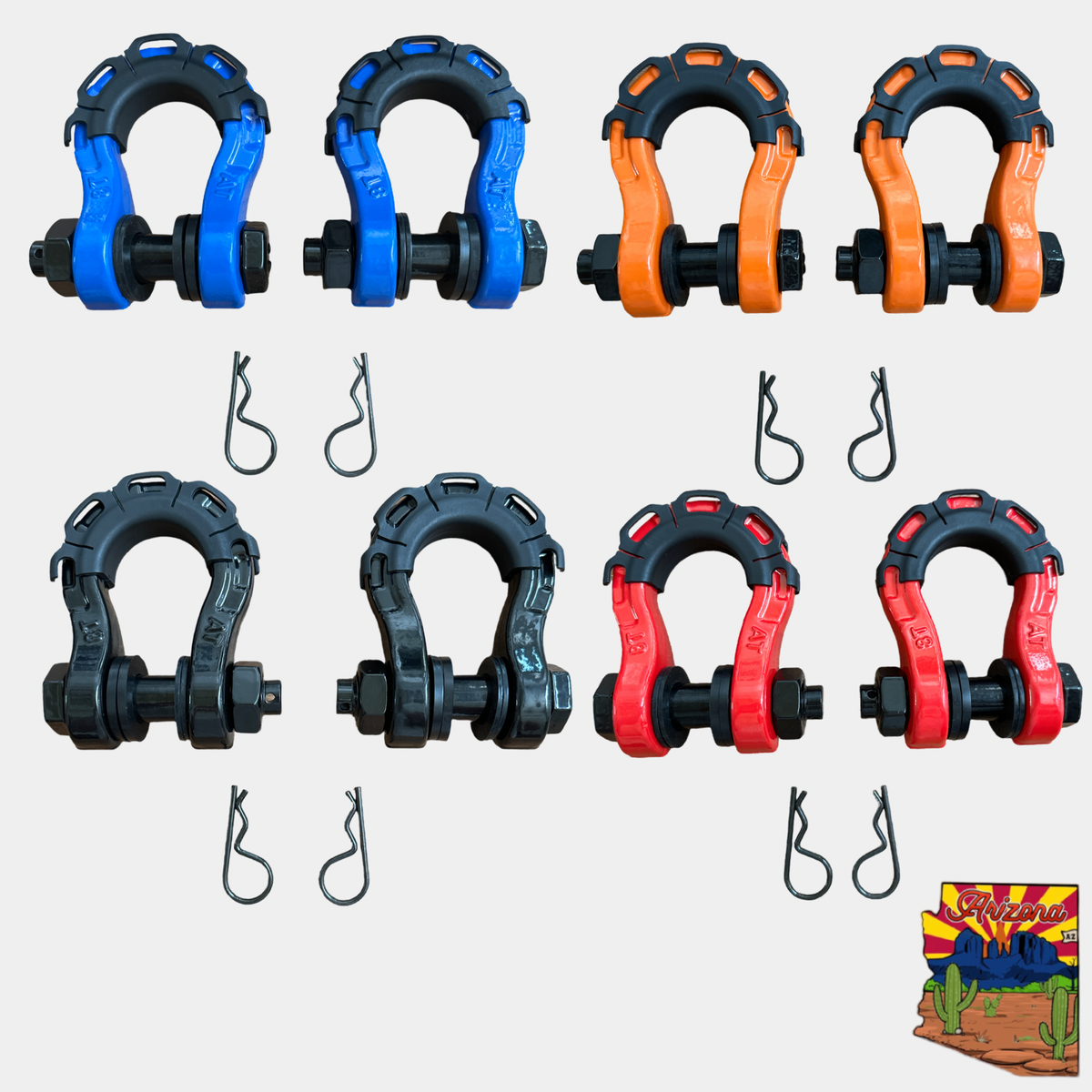 3/4” Forged Steel D-shackle set (8T) (LIFE TIME WARRANTY*) – RuffStuff ...