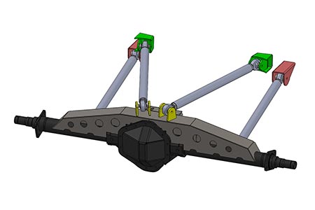 14 Bolt 4 Link Kit - Full Float Axle Suspension | RuffStuff Specialties