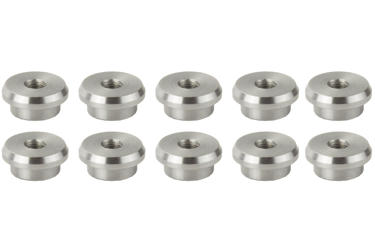 5/16" Threaded Weld Washers 10 Pack - Steel Mounting Hardware ...